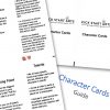Developing Drama Skills – Character Cards | Kick Start Arts
